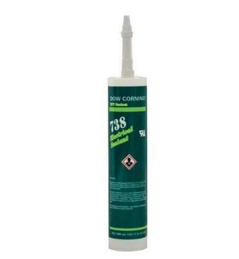 Dow RTV-738 White Electrical Sealant - 10.1oz Cartridge