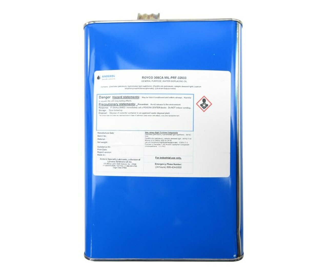 MIL-PRF-32033 Amendment 2 General Purpose Lubricating Oil: ROYCO® 308CA